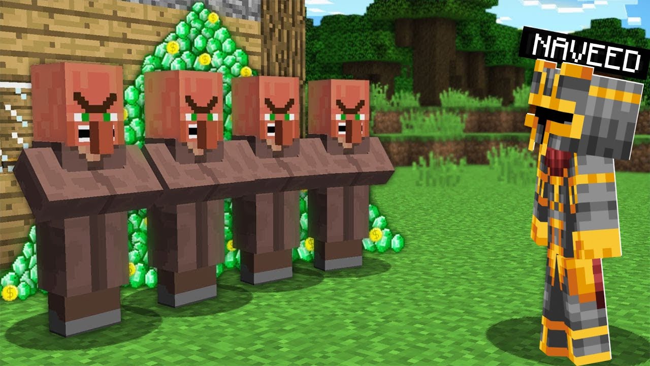 Minecraft SCARY CRIME SCENE FROM RICH VILLAGERS MOD / ZOMBIE TITAN AND ...