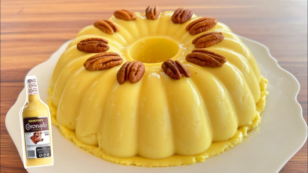 GELATINA DE ROMPOPE EXTRA DELICIOSA¡ / la mejor receta - YouTube