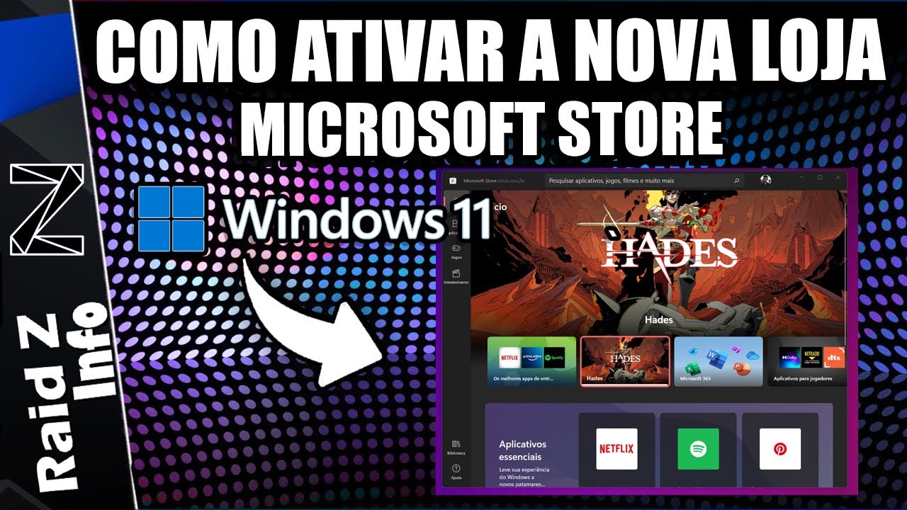 COMO ATIVAR A NOVA LOJA DA MICROSOFT STORE NO SEU WINDOWS 11 | GUIA ...