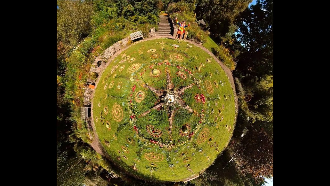 'Mandala Walk' from the 'Wheel of Life' - a mandala created by Fiona T ...