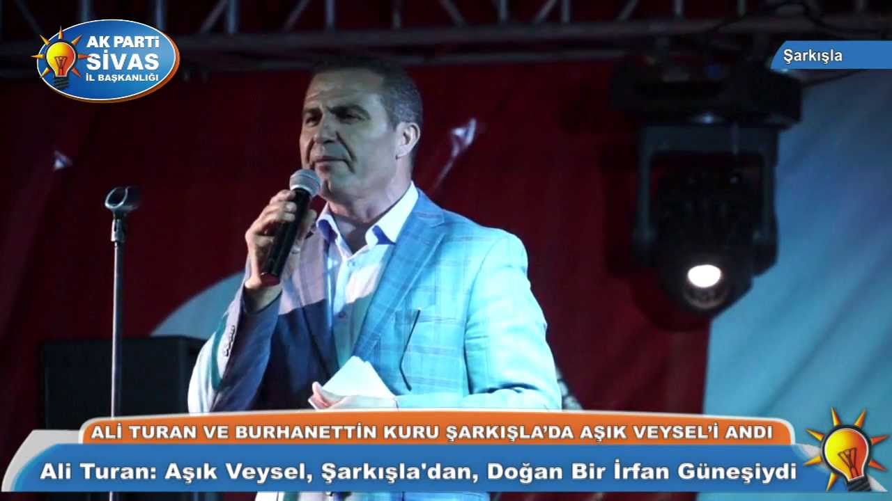 Ali Turan: Aşık Veysel, Şarkışla'dan Doğan Bir İrfan Güneşiydi - YouTube
