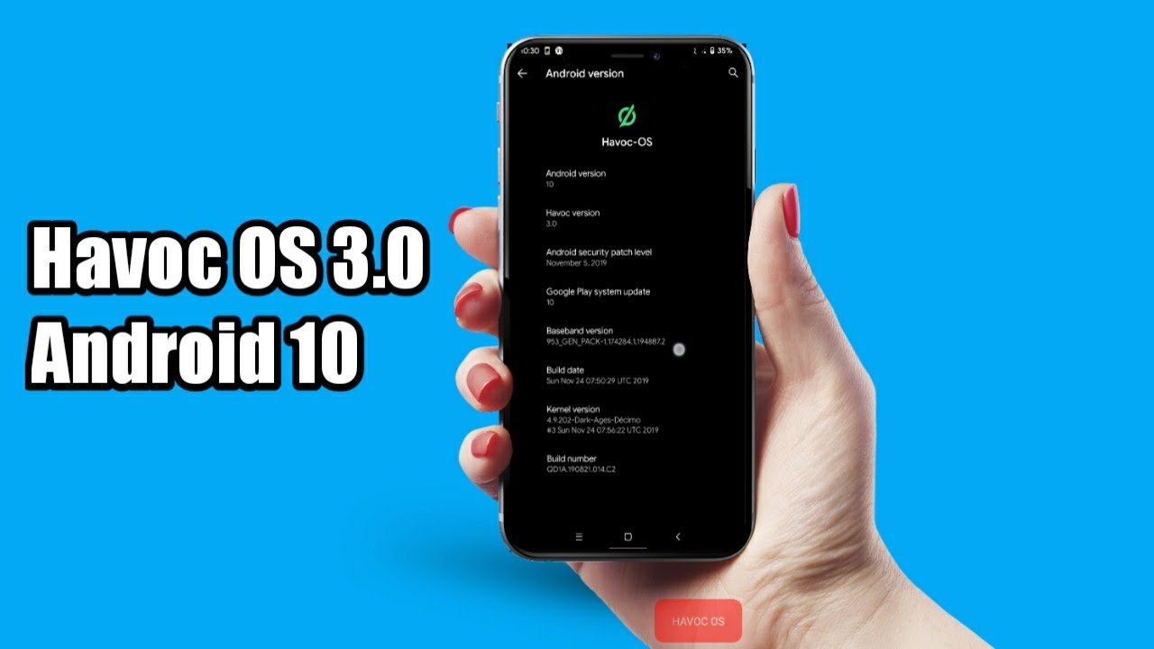 Full Customisation | Havoc OS 3.0 Android 10 For all Phone - YouTube