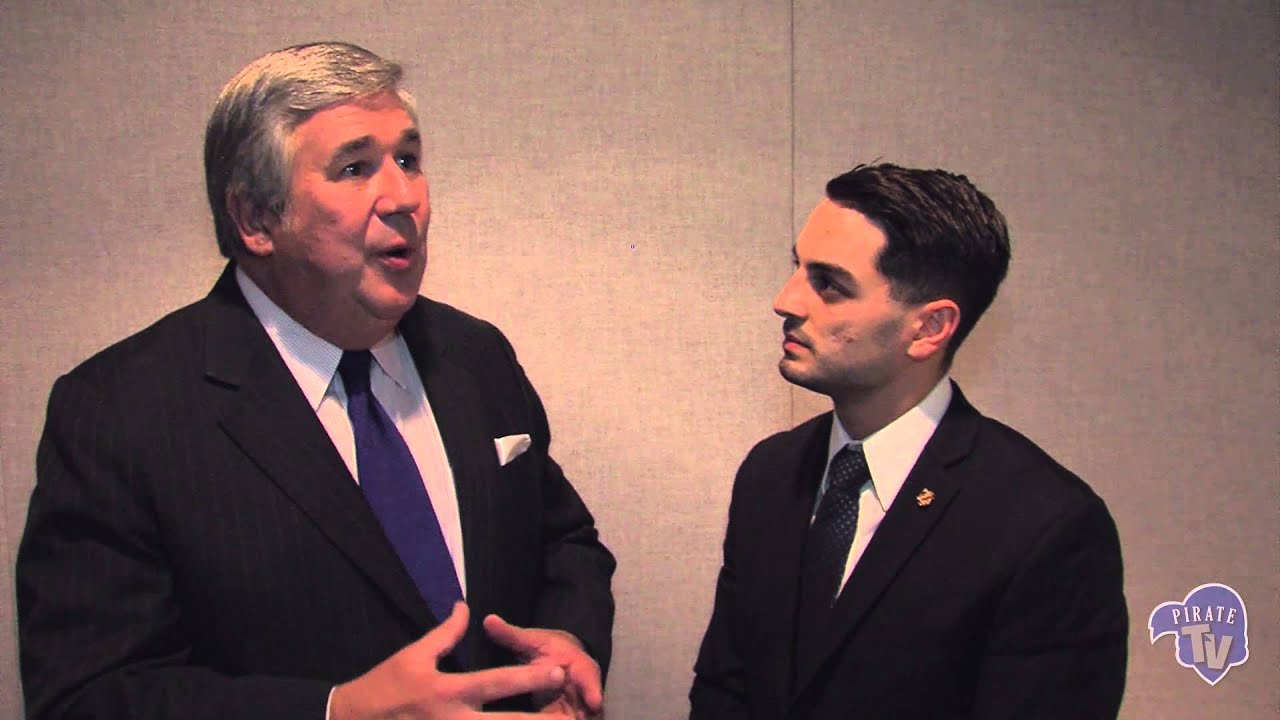ESPN's Bob Ley visits Seton Hall University - YouTube