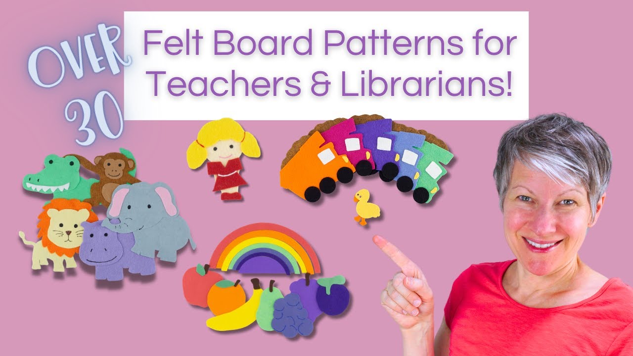 Circle Time Song Felt Board Patterns! - YouTube
