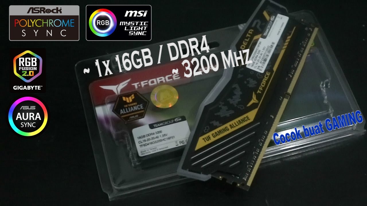 RAM T-Force TUF GAMING ALLIANCE | Unboxing + Tes Singkat RAM T-Force ...