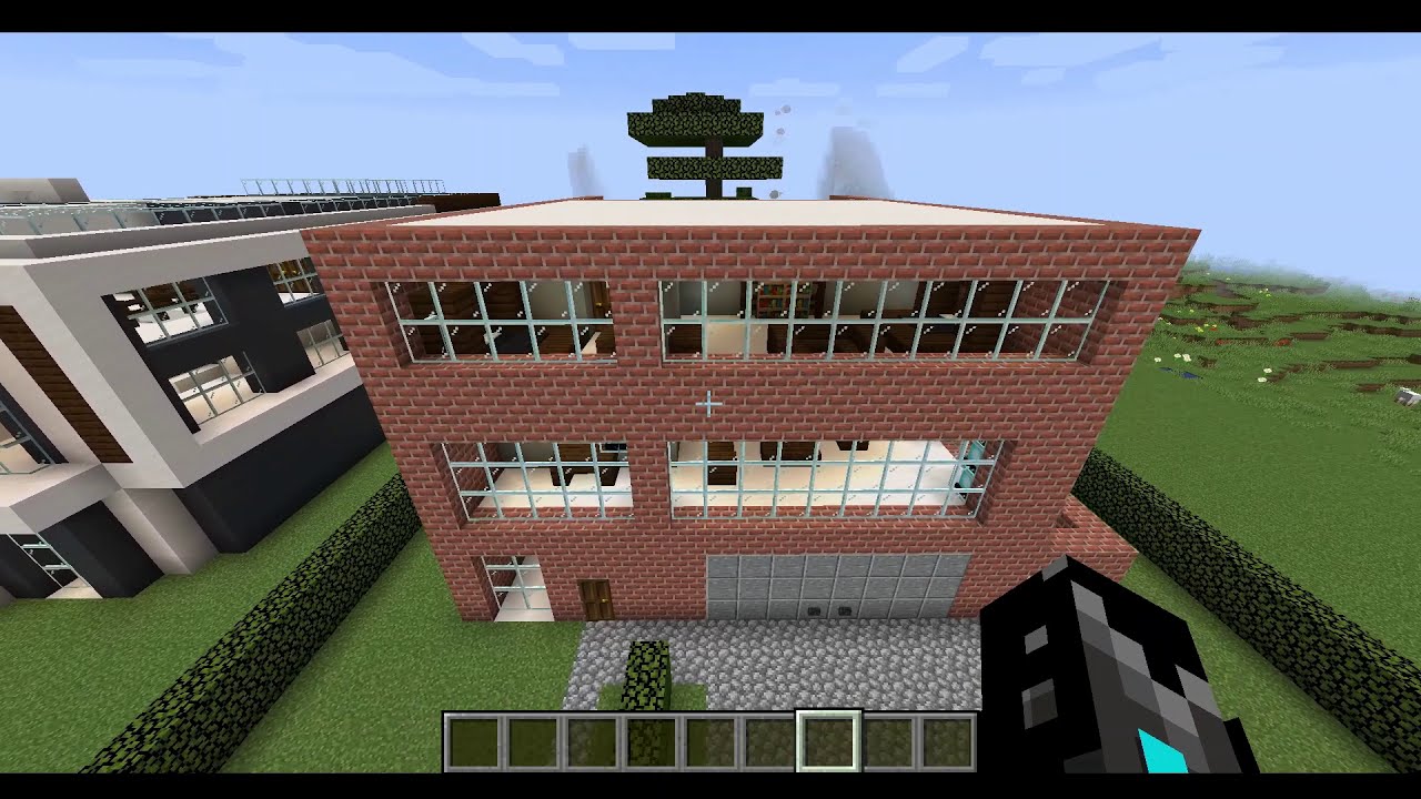 Minecraft: Renovated brick House - YouTube