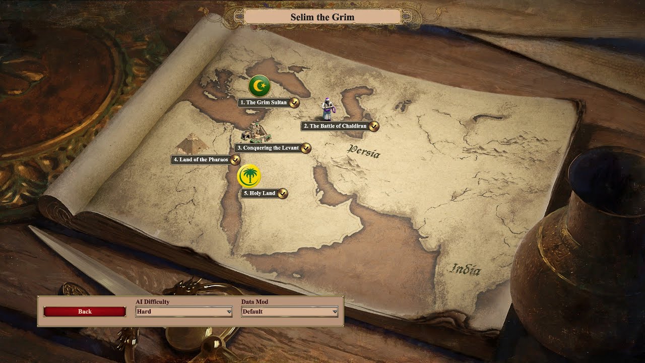 The Battle of Chaldiran | hard | Age of Empires II DE Sultan the Grim ...