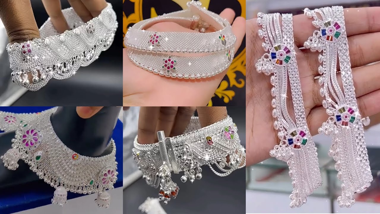 Hey Bride These Beautiful Payal Designs for You | Latest Silver Anklet ...