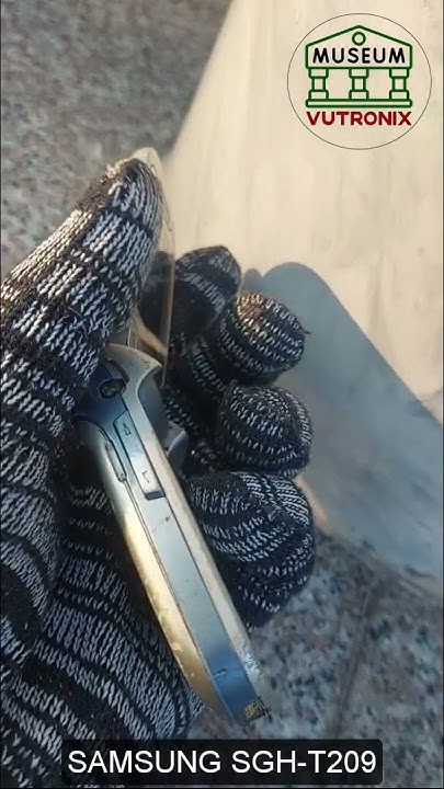 [VM] SAMSUNG SGH-T209 | Used mobile phone | Review - YouTube