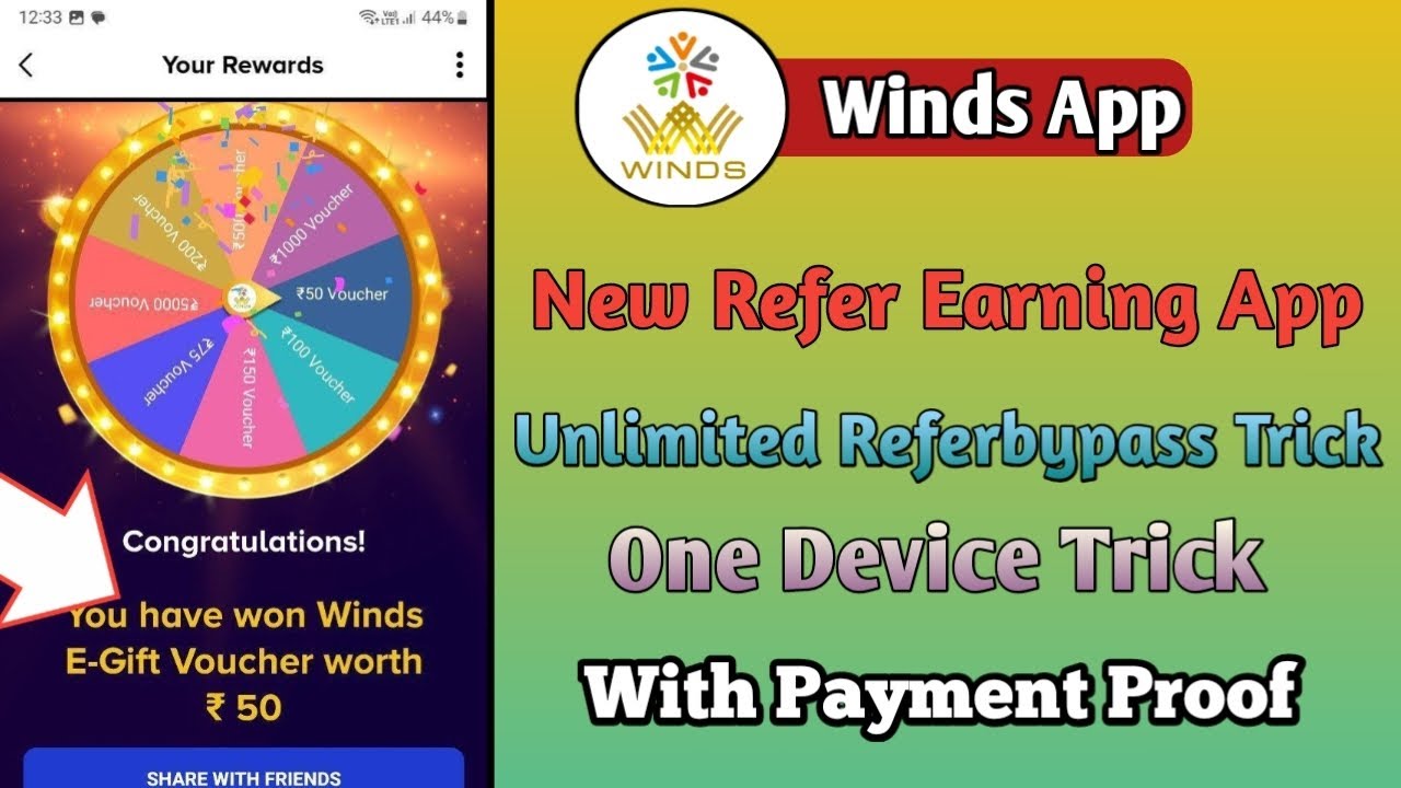 winds app referbypass trick | winds app one device trick | winds app ...