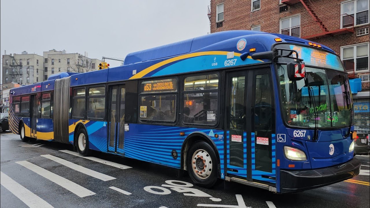 MTA Bus and SUBWAY SHUTTLE Action at Jackson Heights/Roosevelt Avenue ...