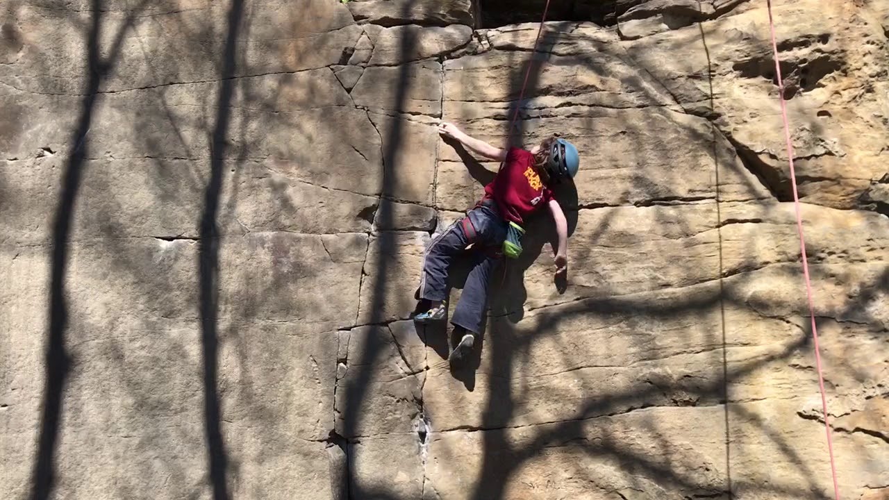 Grand Ledge Top Rope Climbing - YouTube
