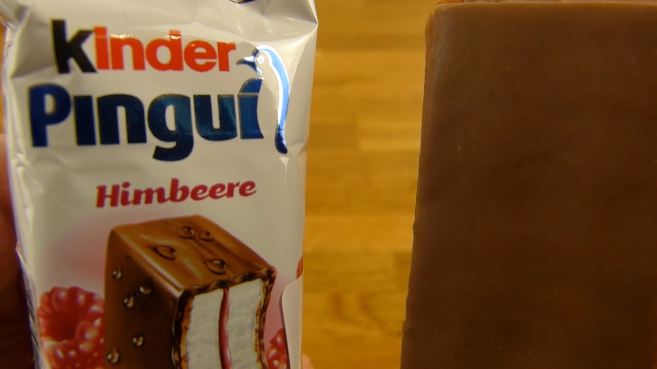 Kinder Pingui Raspberry / Himbeere - YouTube