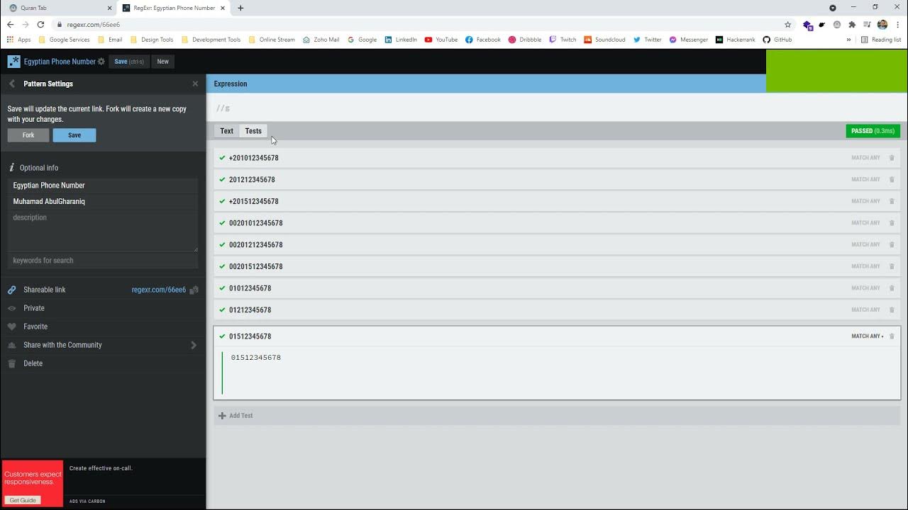 Egyptian phone numbers validation using regex - YouTube