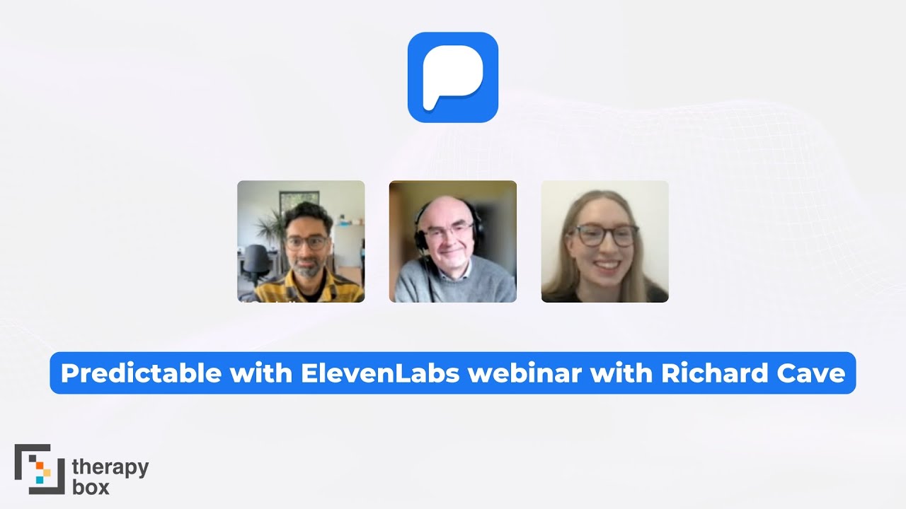 Predictable with ElevenLabs webinar with Richard Cave - YouTube