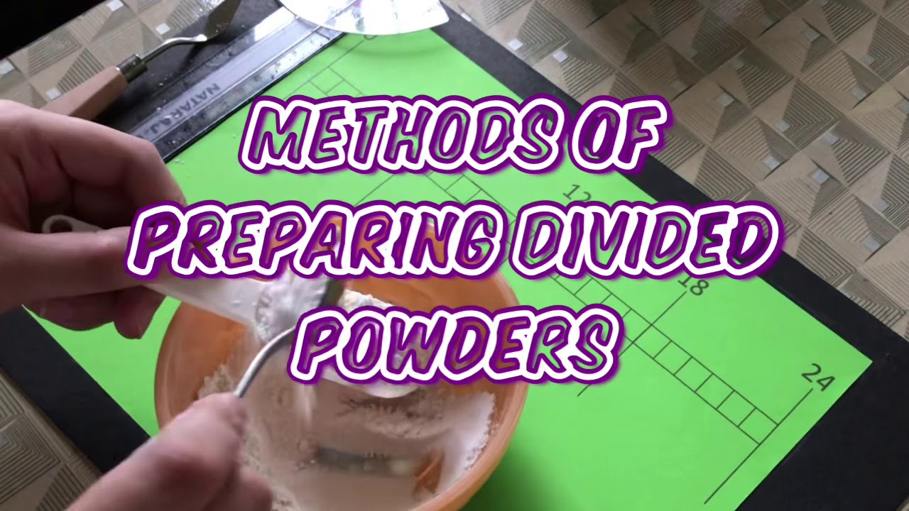 Methods of Preparing Divided Powders - YouTube