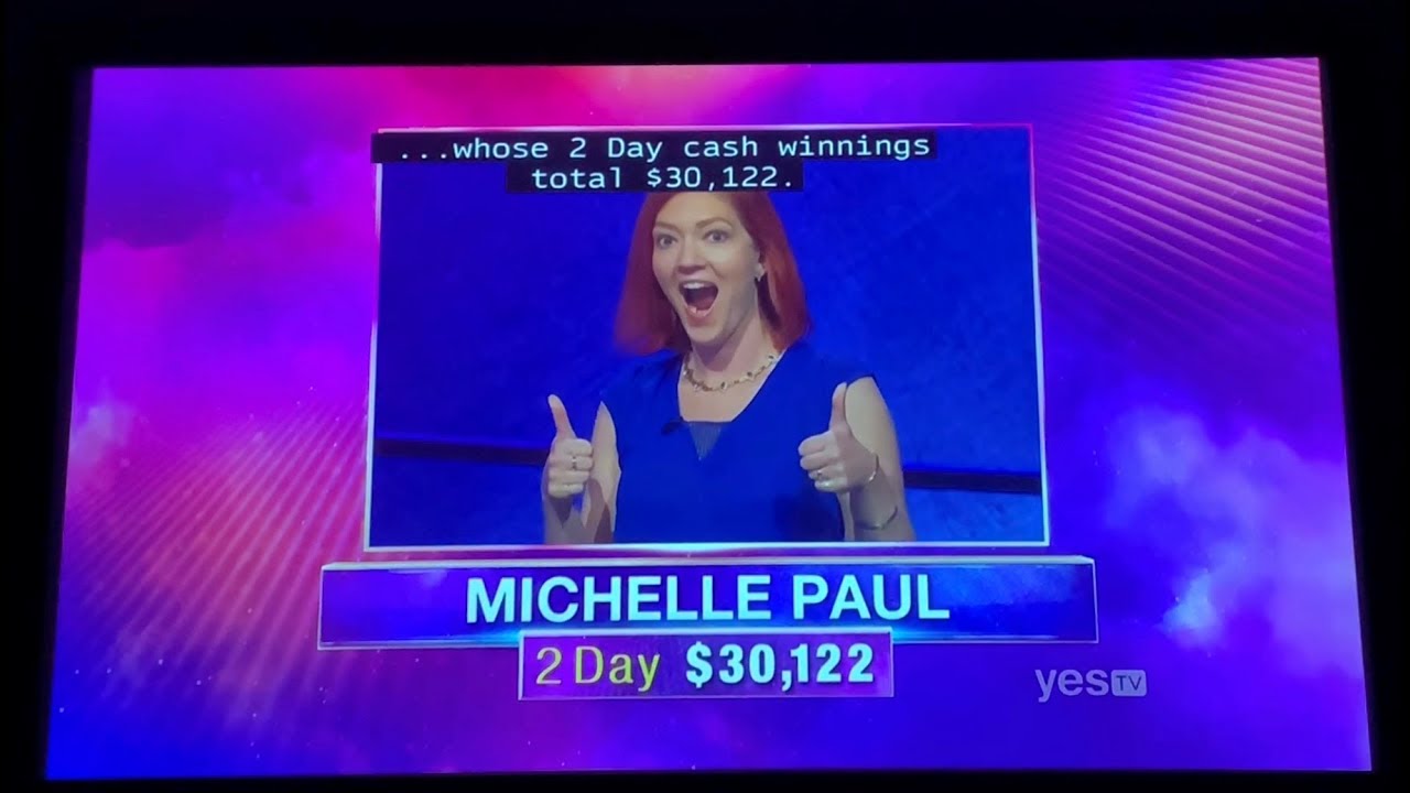 Jeopardy, intro - Michelle Paul Day 3 (2/3/20) - YouTube