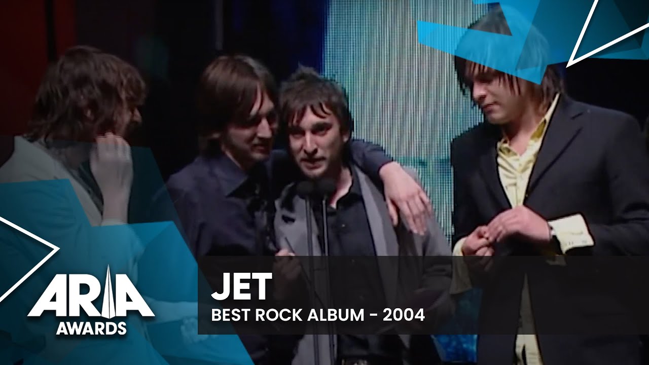 Jet wins Best Rock Album | 2004 ARIA Awards - YouTube