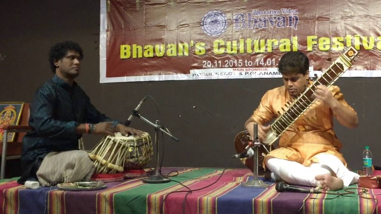 Anjan Saha Sitar Solo, Chandrajith Tabla - YouTube