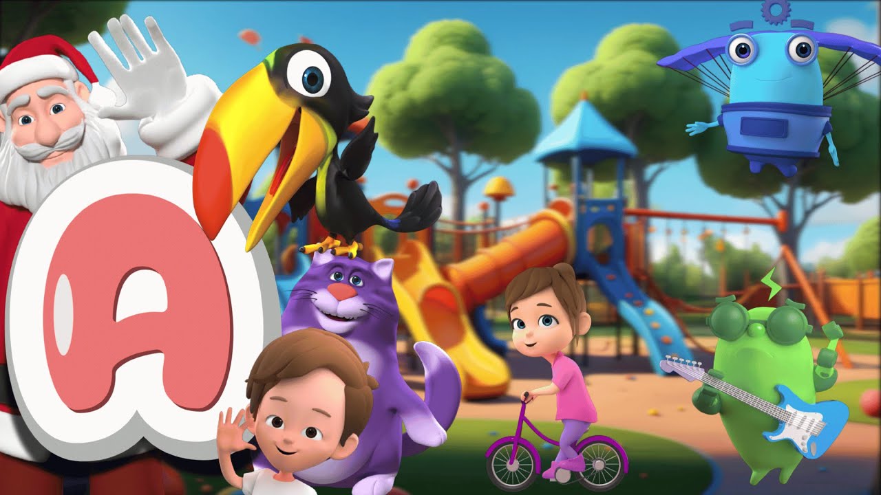 Learn the Letter A | Santa's Rescue Story | Episode 1: The Letter A ...