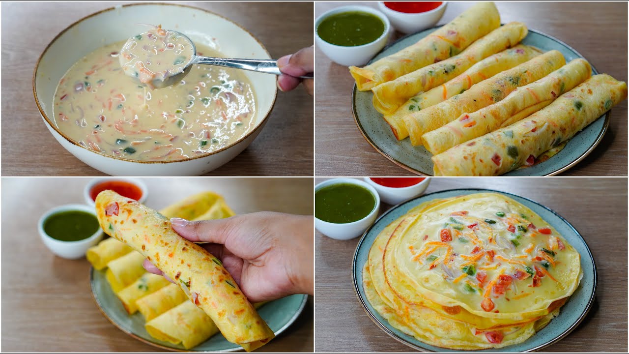 Quick Flour Breakfast Recipe in 10 Minutes | Egg Paratha Recipe ...