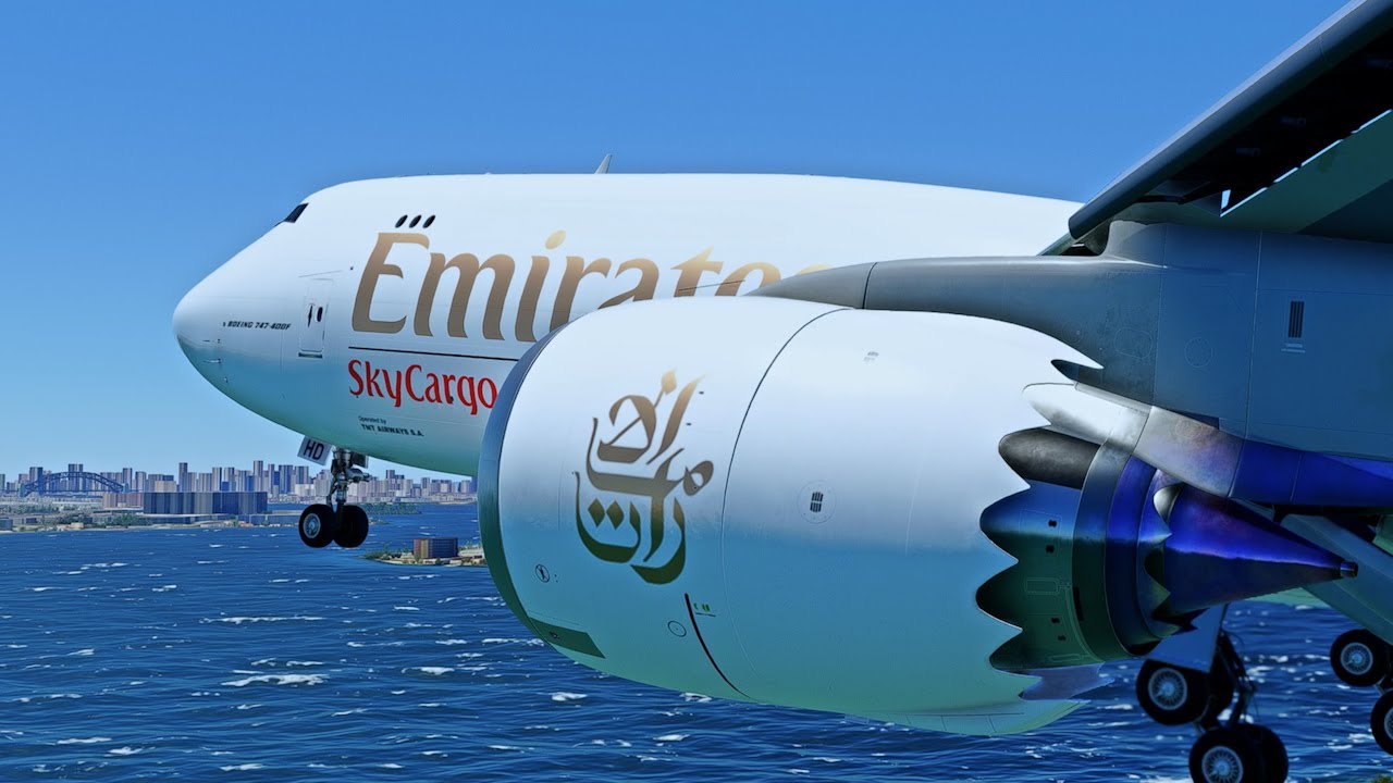 Sky Cargo 747's Making Butter Landings At Laguardia Airport - YouTube