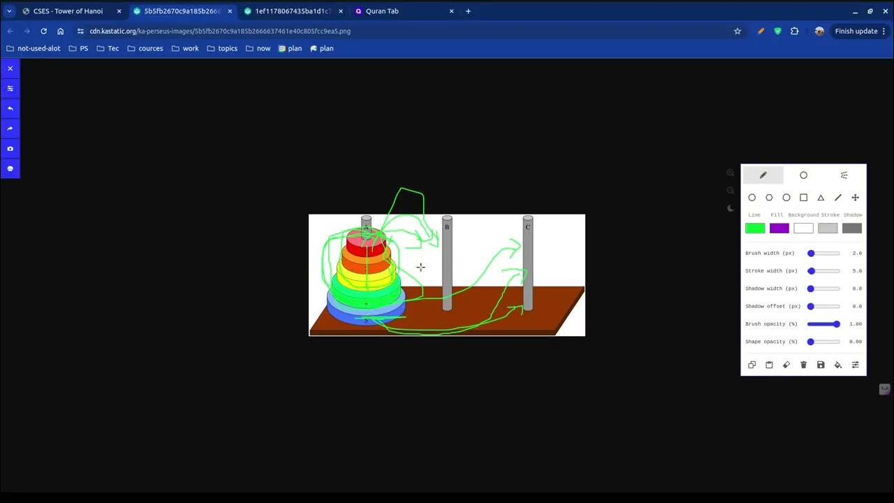 Tower of Hanoi (Recursion) - YouTube