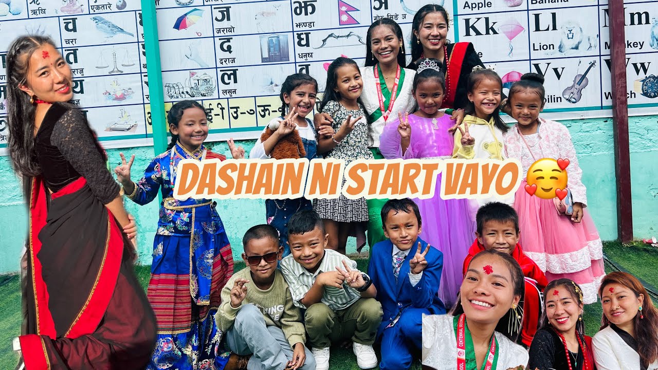 FIRST TIME in NEWARI DRESS 🥰😚| DASHAIN SPECIAL ️|MUNA SHRESTHA - YouTube