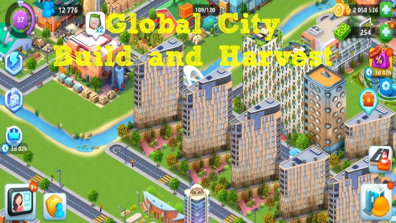 Global City: Build and Harvest Walkthrough #30 On Android - YouTube