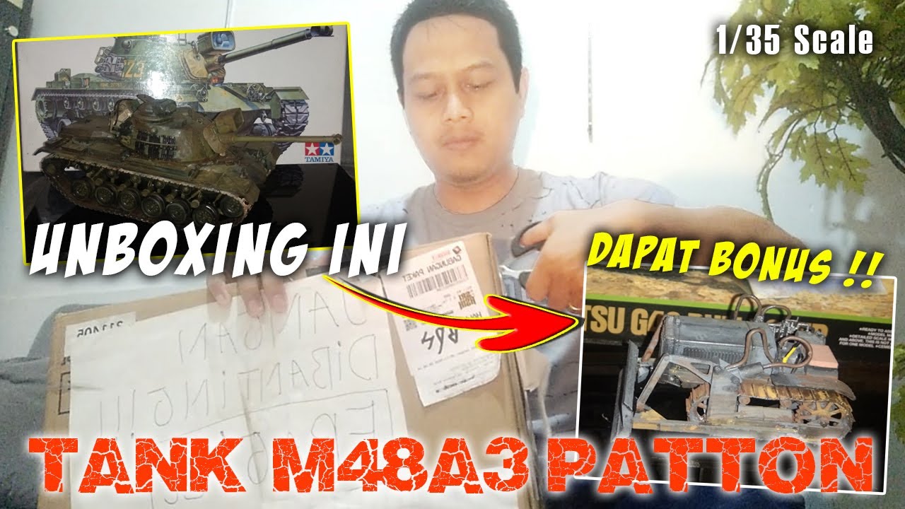 UNBOXING TANK M48A3 PATTON 1/35 SCALE - YouTube