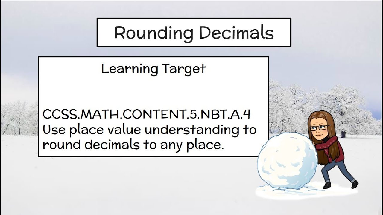 Rounding Decimals, Snow Days (Make-Up Lesson) - YouTube