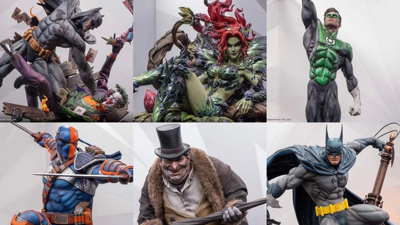 New Dc Comics, Batman, Green Lantern & other Statues on display ...