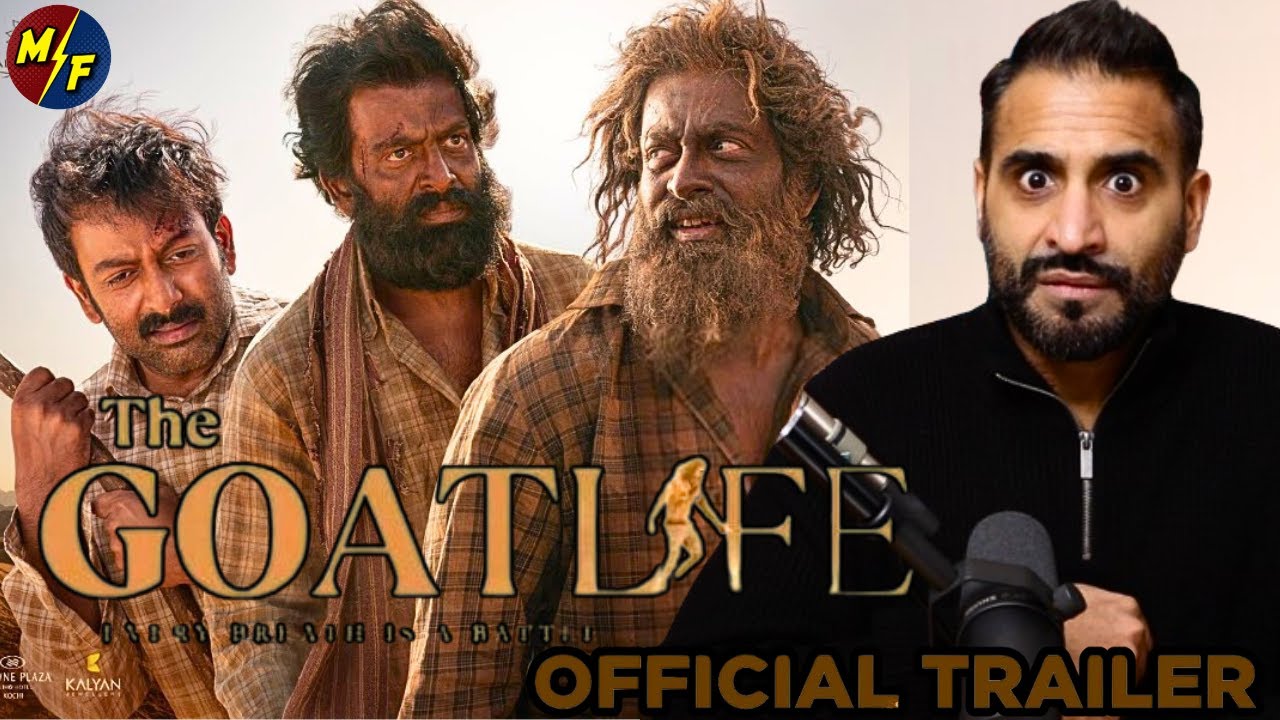 AADUJEEVITHAM - The Goat Life Official Trailer Reaction | A R Rahman ...