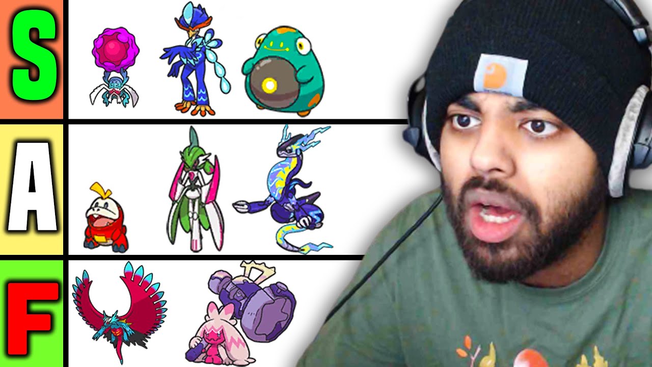 I Ranked Every New Generation 9 Pokemon In Scarlet & Violet - YouTube