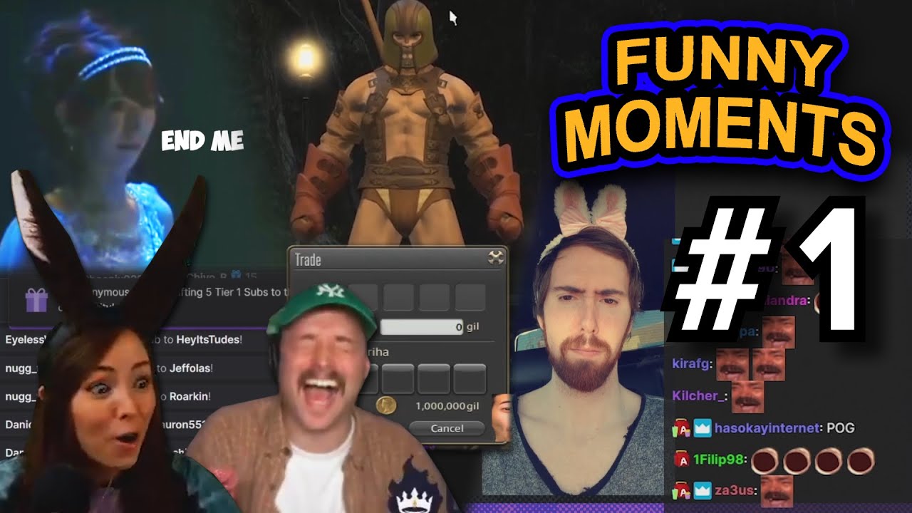 Funny Moments #1 ft. Asmongold, Zepla, MrHappy | Final Fantasy XIV ...