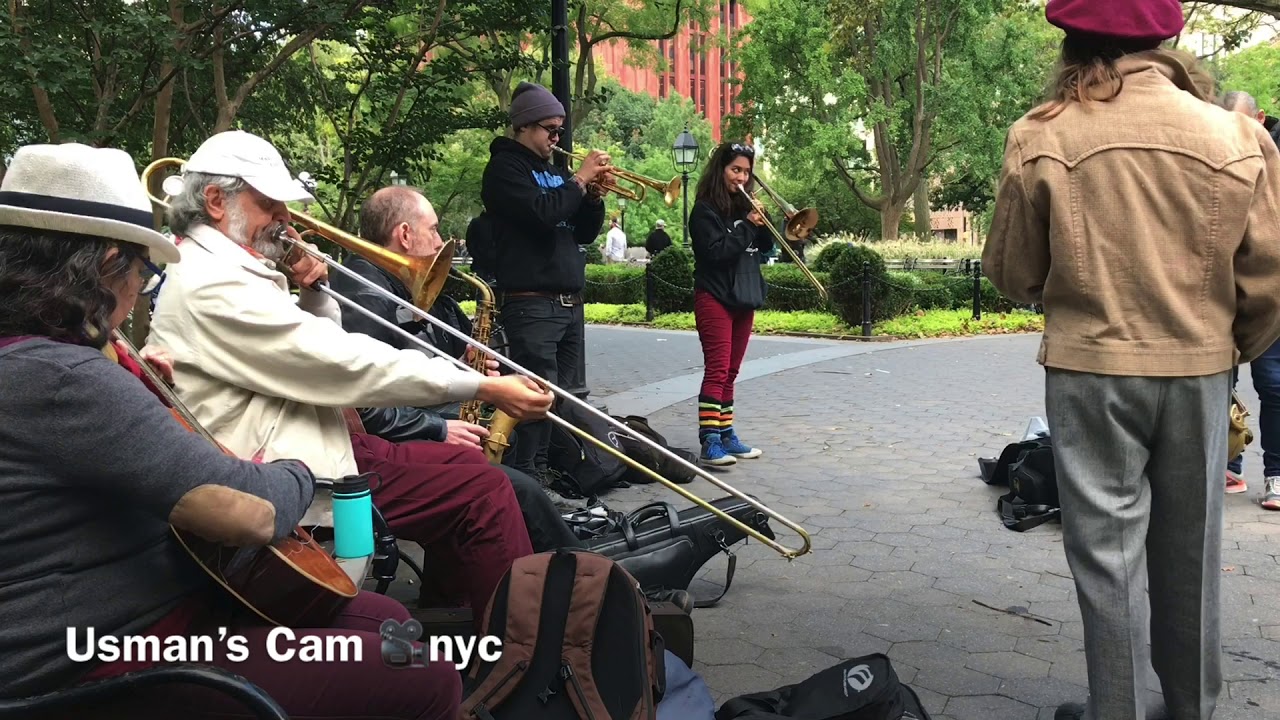 Hungry March band live at Washington Square Park - YouTube