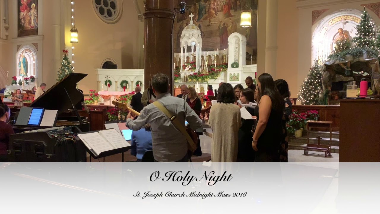 O Holy Night (Midnight Mass 2018) - YouTube