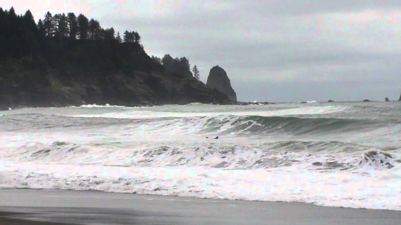 Surfers at La Push, WA. - YouTube