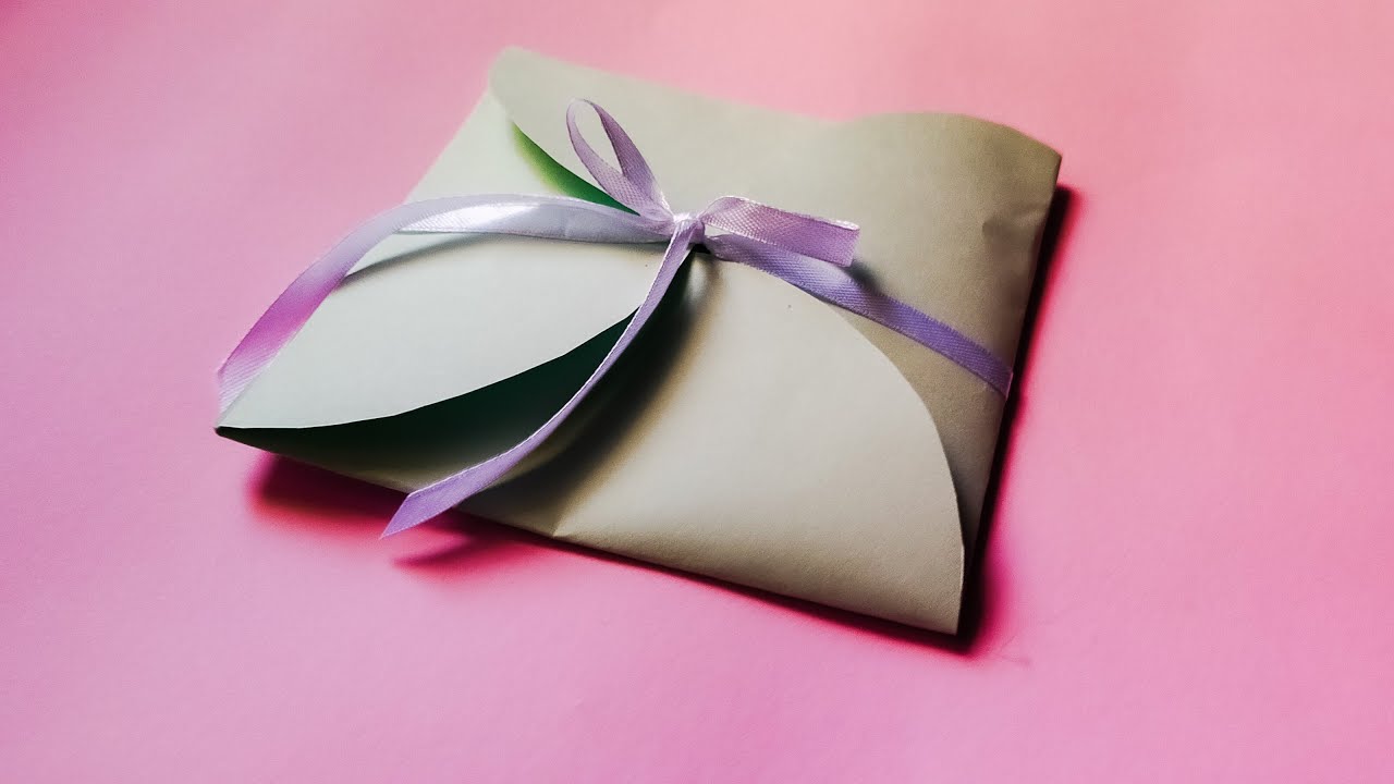 Easy origami paper wrap - YouTube