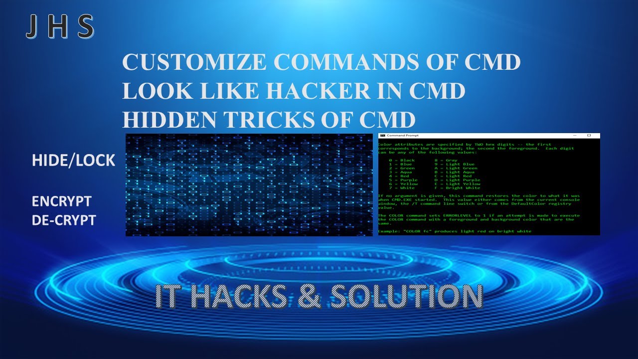 Command Prompt Tricks Customizing Cmd Hide And Unhide Encrypt And De 8277