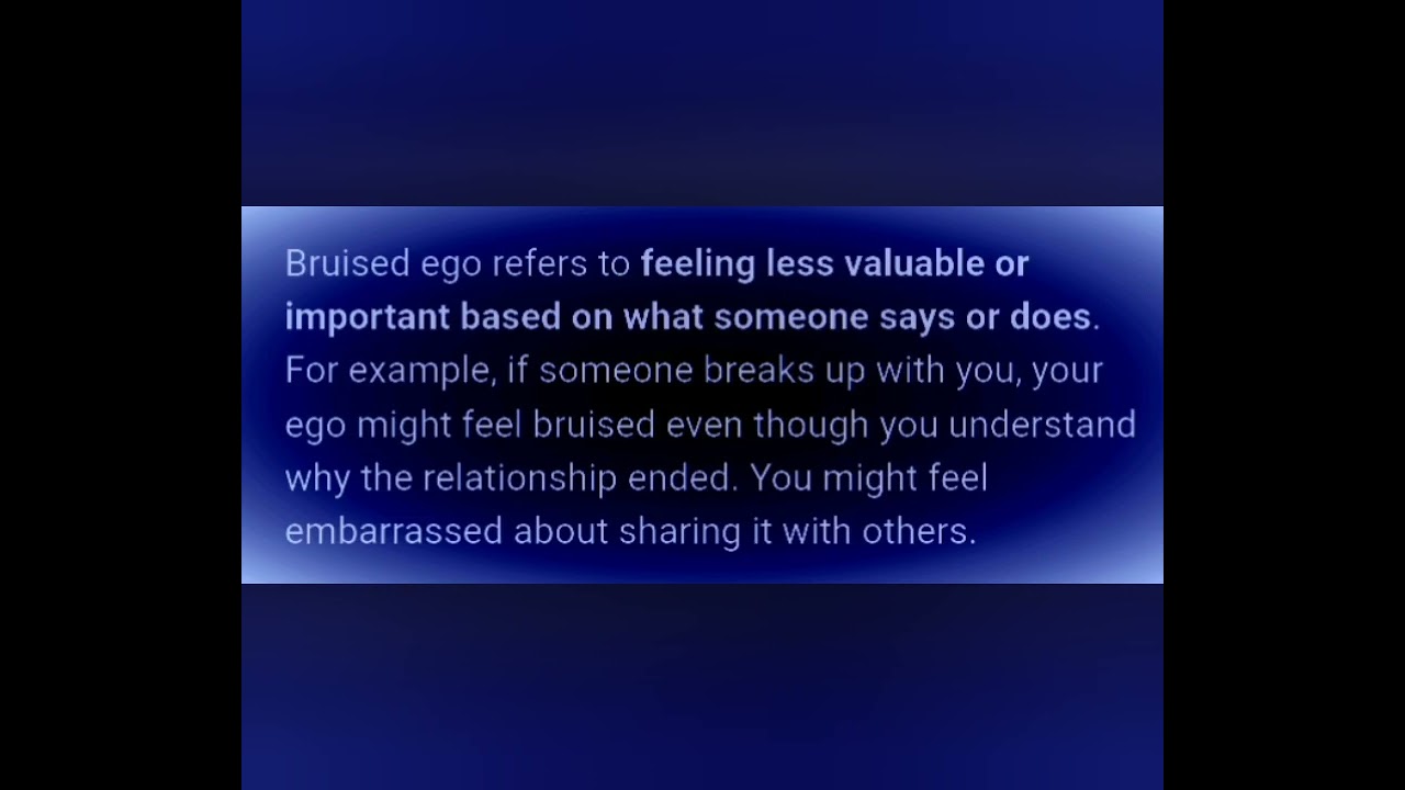EGO hurt/shattered/bruised/LEEGO few facts to Understand & Manage #ego ...