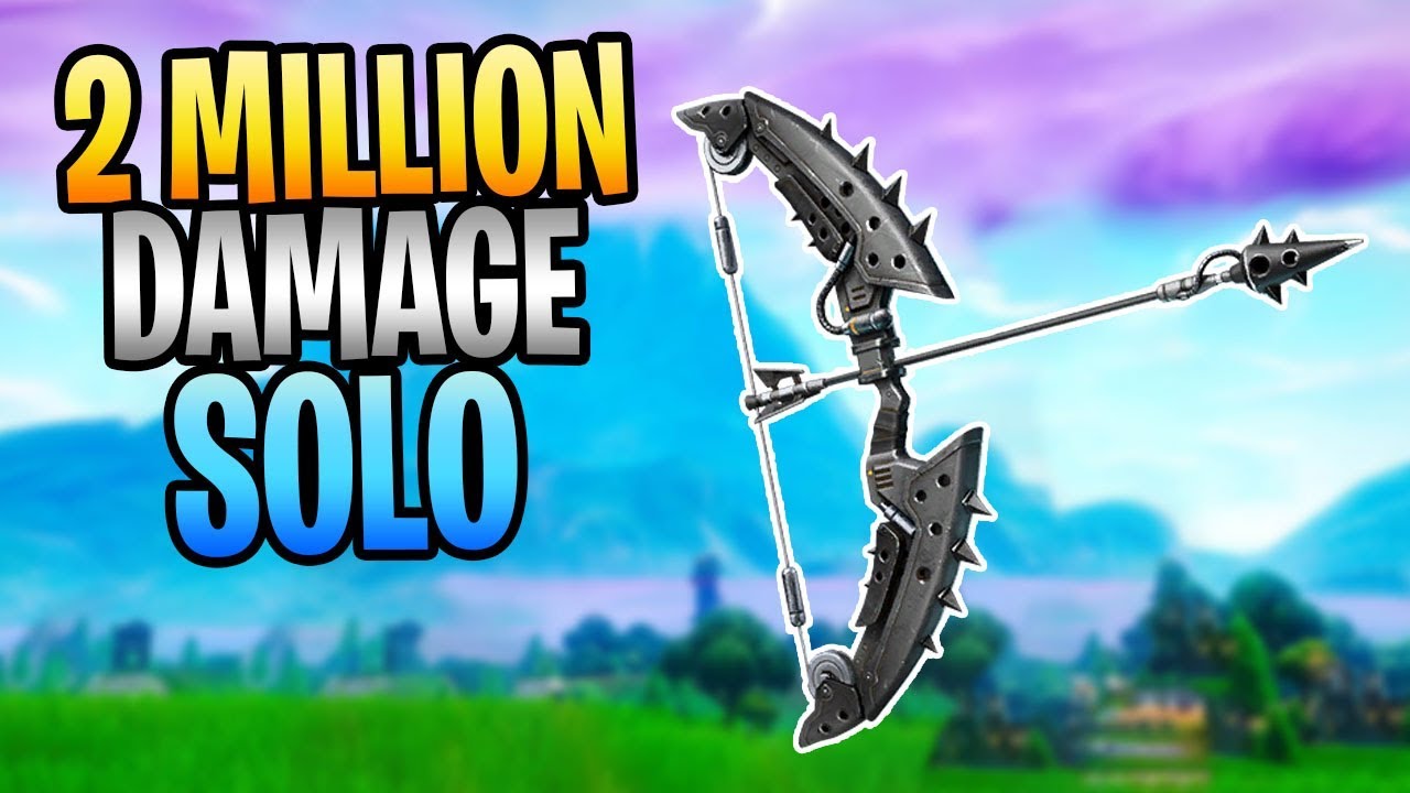 FORTNITE - 2 Million Damage With New NIGHT OWL Bow! Save The World ...