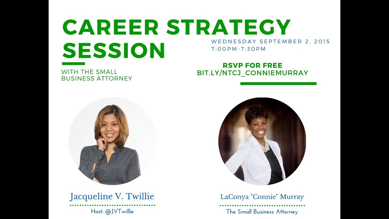 Career Strategy Session with Attorney Connie Murray - YouTube