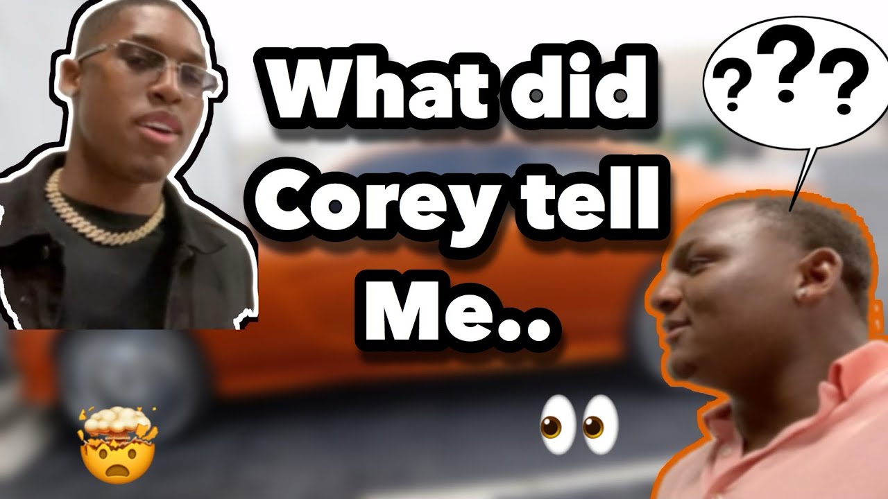 EXCLUSIVE OUTDOOR TOUR OF COREY CAR AND WHAT DID HE TELL ME? (COREY AND ...