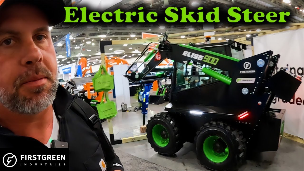 Electric Skid Steer 1st Green Elise 900 at ConExpo 2023 - YouTube
