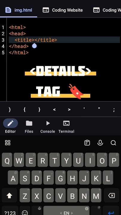 What Is Details Tag Programming Python Coder Coading India Codeing Coding Javascript
