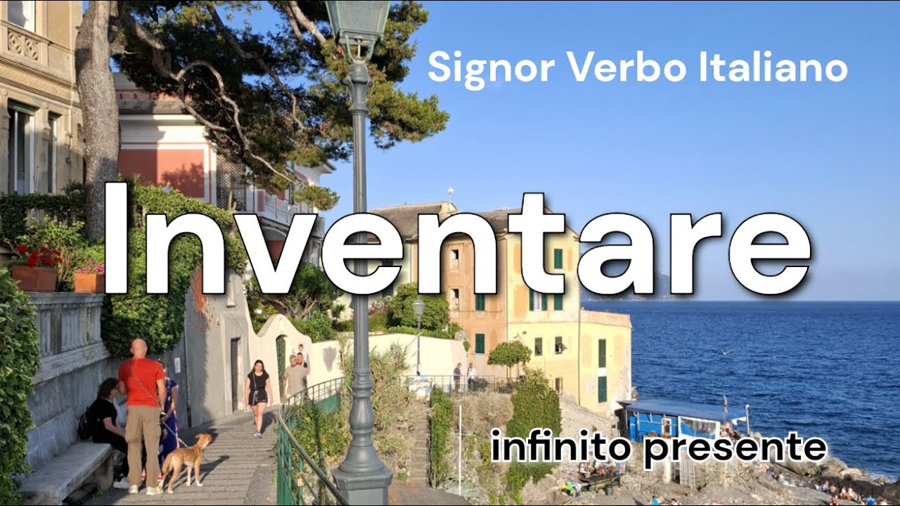 Inventare: inventare storie.... итальянский глагол - YouTube