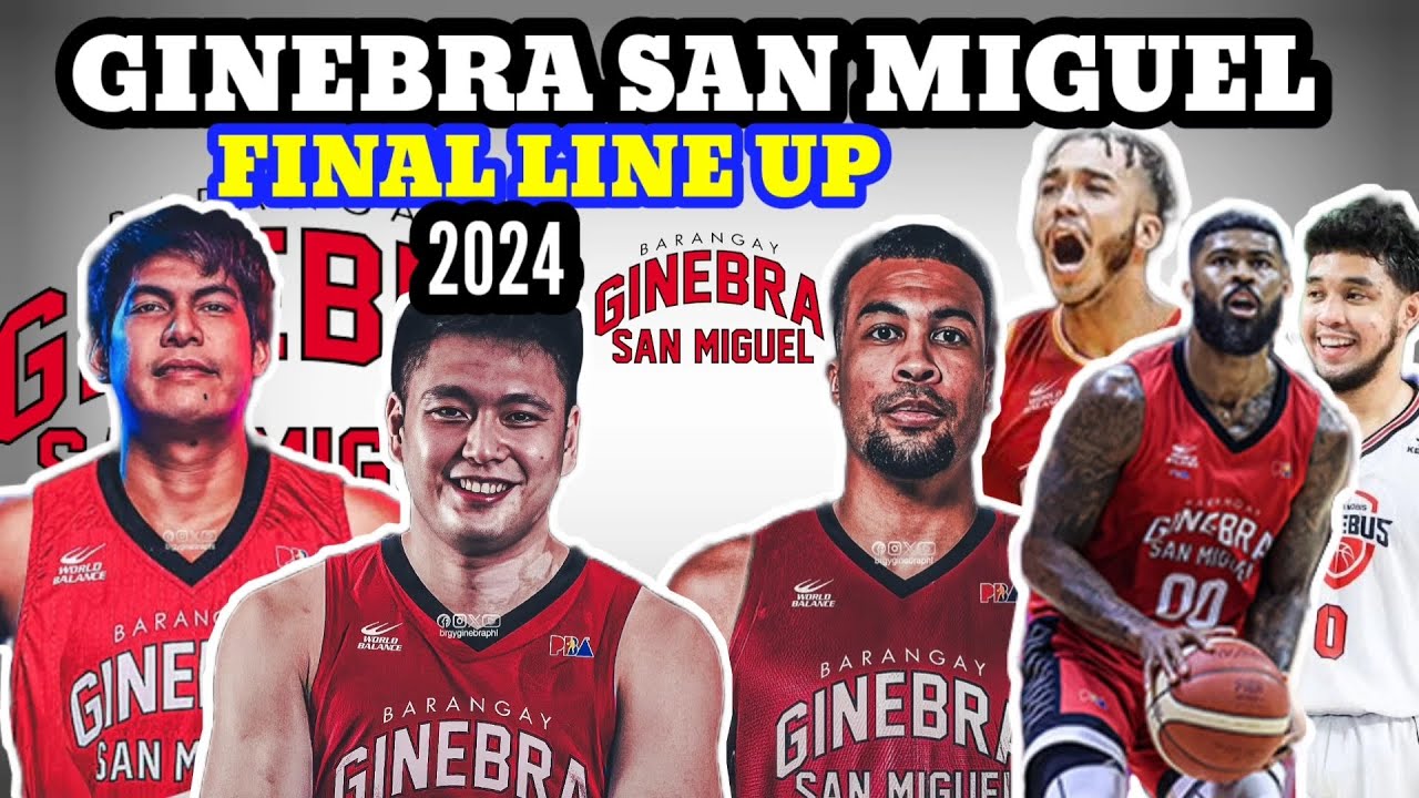Ginebra Official Roster 2024|PBA Governor's Cup Update |PBA UPDATE 2024 ...