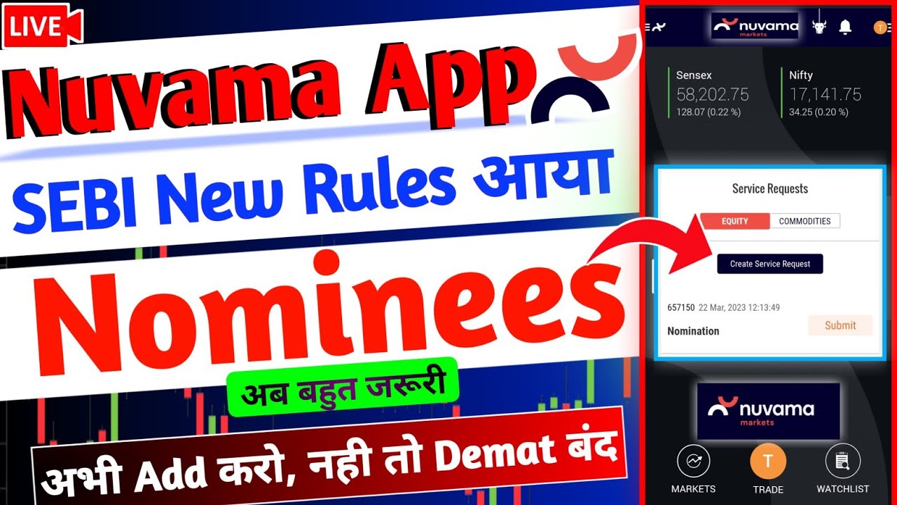 How to add nominee in nuvama market app - New Update 2023 | nuvama ...