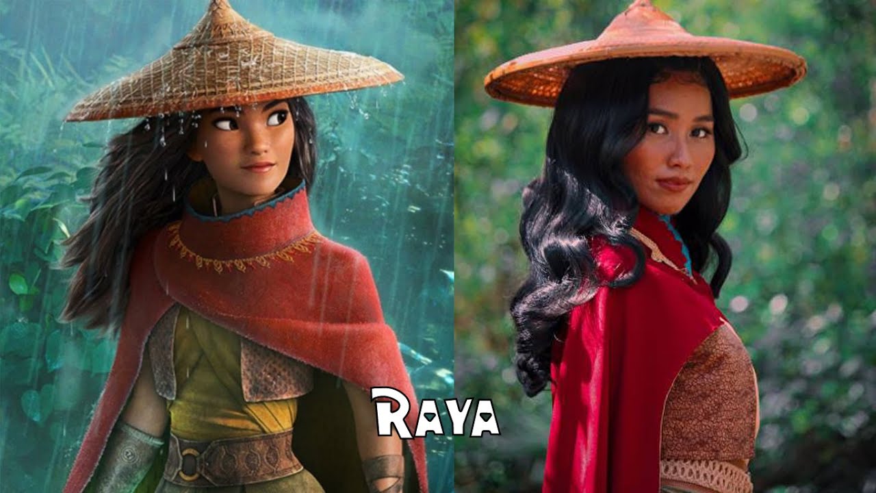Raya et le Dernier Dragon Personnages de la vraie vie - YouTube